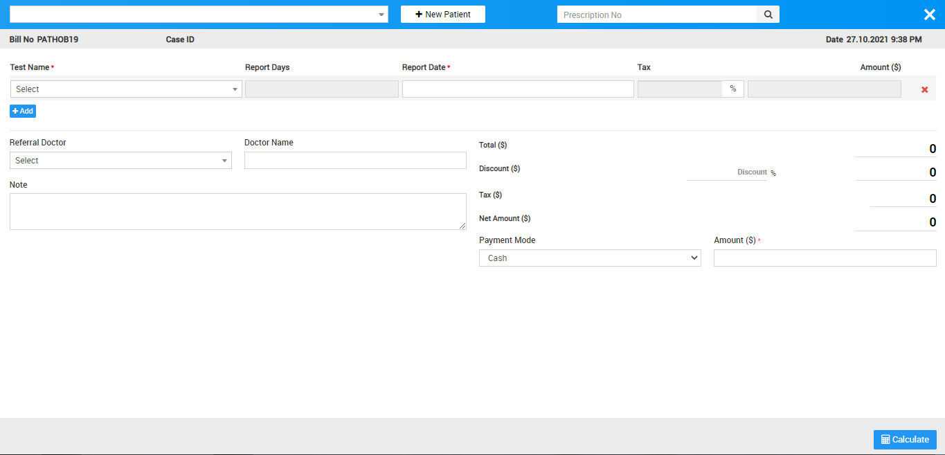 How to add patient Pathology Test report in Hospital ERP Software ...